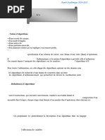 Cours Algorithme Et ProgrammationChapitre1 PDF | PDF | Programme ...