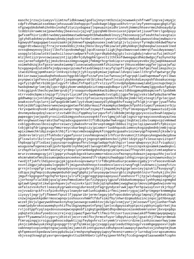 Random Text Document Analysis | PDF