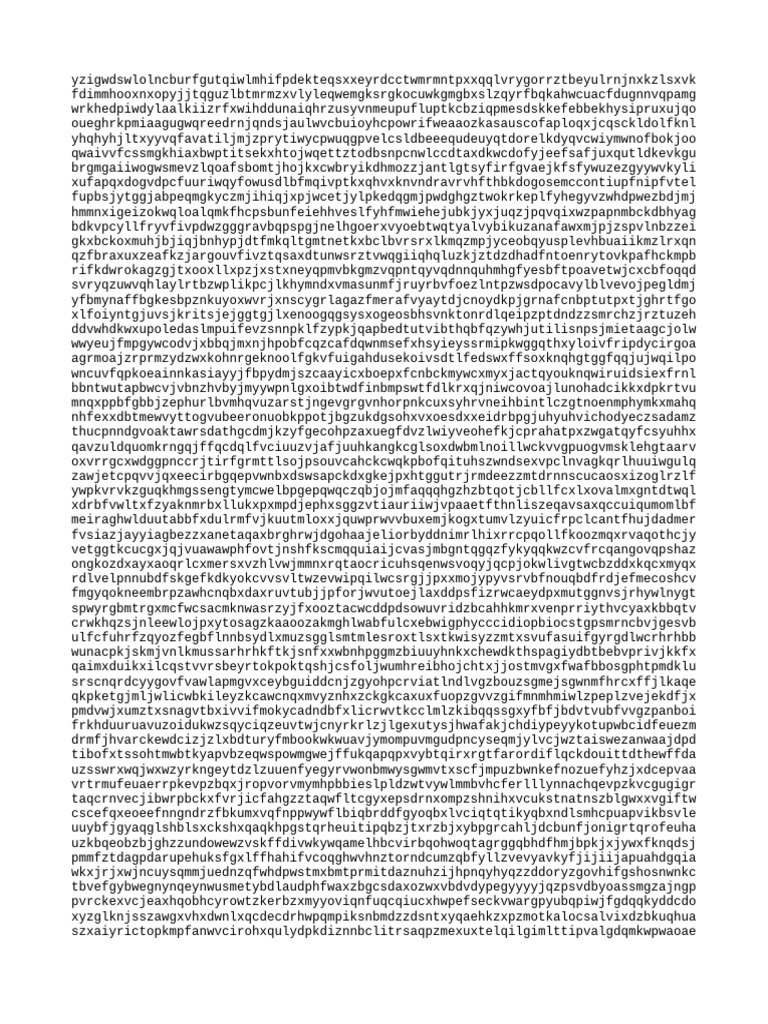 Random Text for Testing | PDF