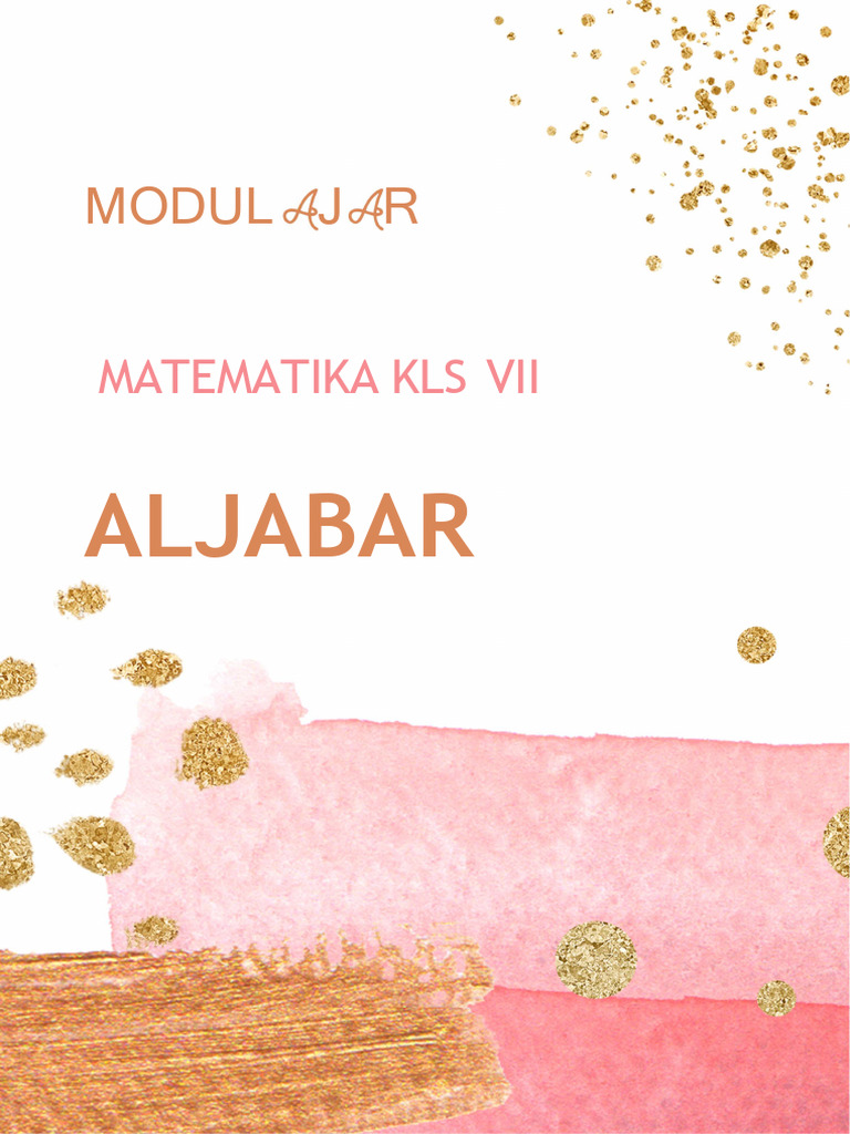Modul Ajar Aljabar | PDF