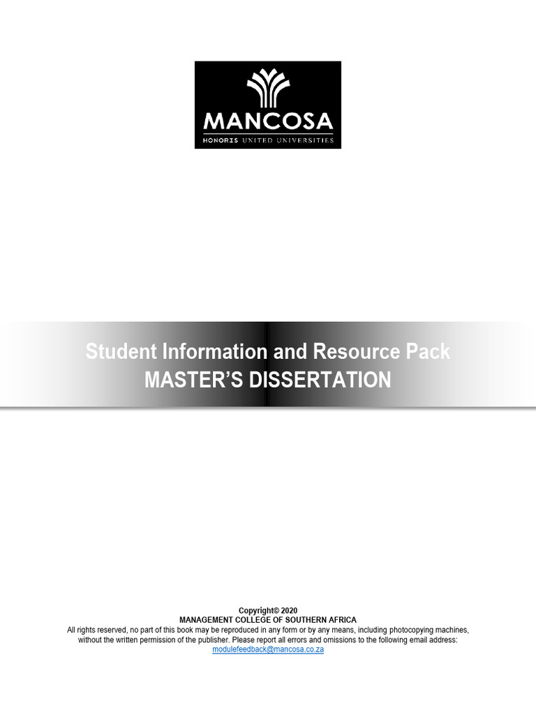 Student Information - Resource Pack | PDF | Thesis | Turnitin