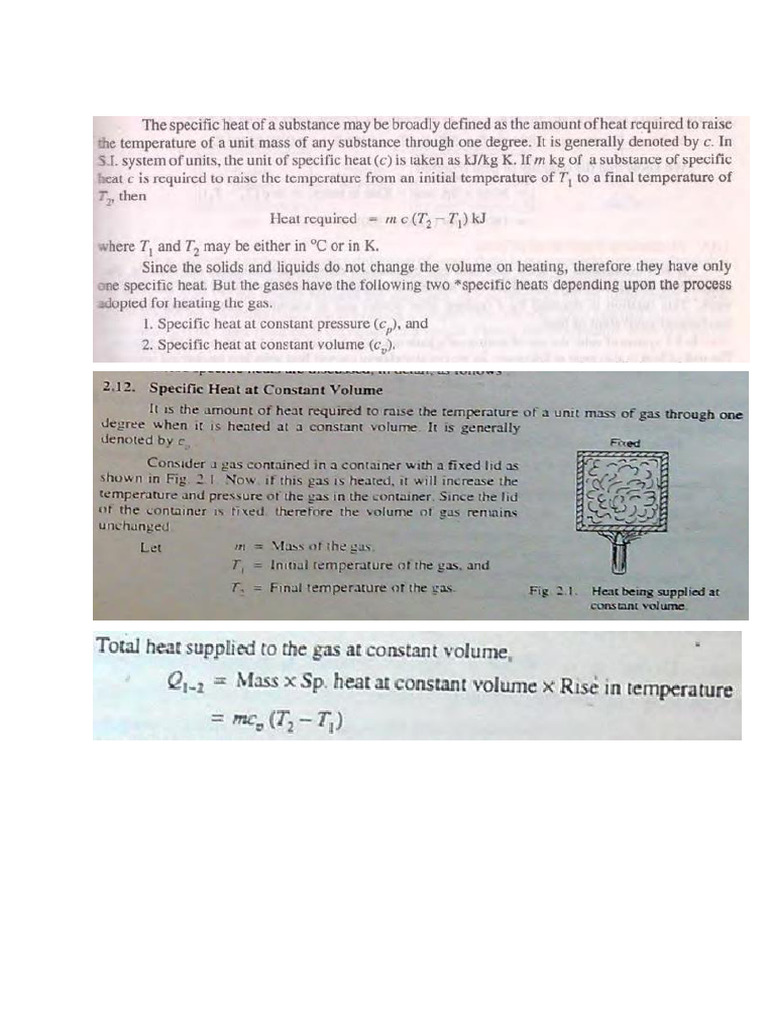 Understanding Specific Heat and Enthalpy | PDF