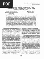 Rotter's 1967 Interpersonal Trust Scale | PDF | Standard Deviation ...