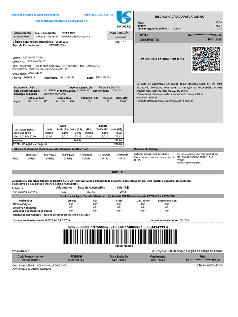 Sabesp 01 2025 | PDF