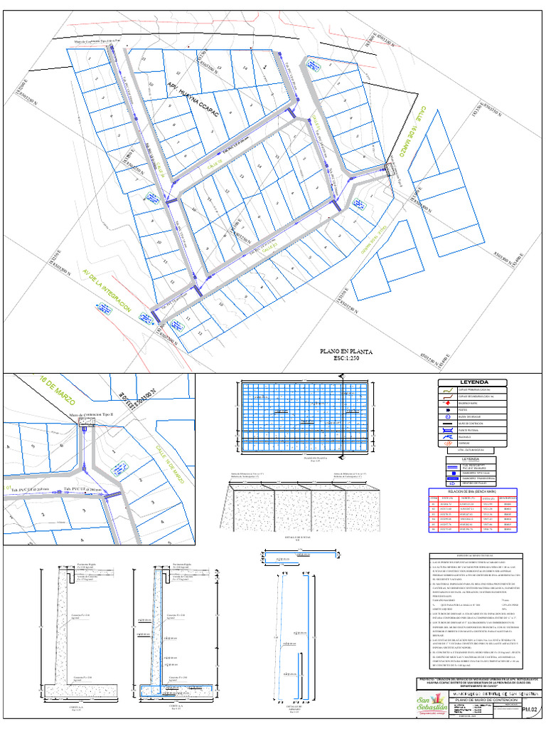 7.0 Plano Muro Ii | PDF