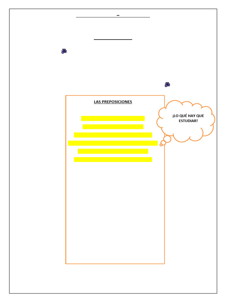 Tarea de Preposiciones para 5to Grado | PDF | eucaristía
