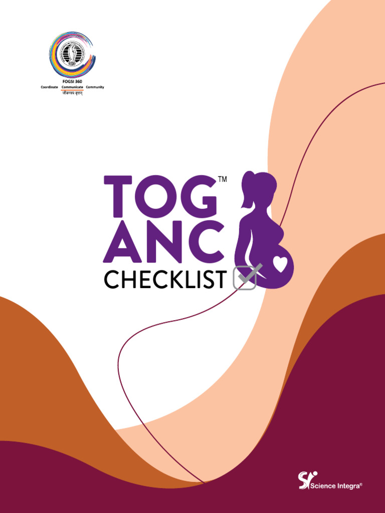 ANC Checklist Conclave Final 1 | PDF | Pregnancy | Influenza