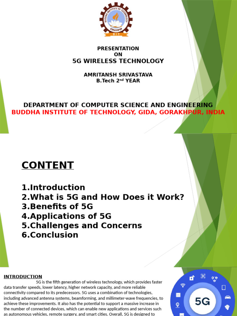 5G Wireless Technology | PDF | 4 G | Computer Security