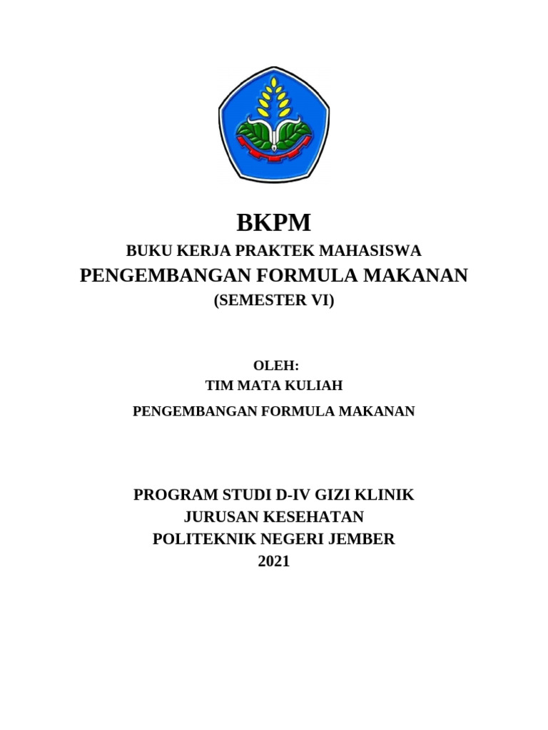 BKPM PFM 2021 Lengkap New | PDF