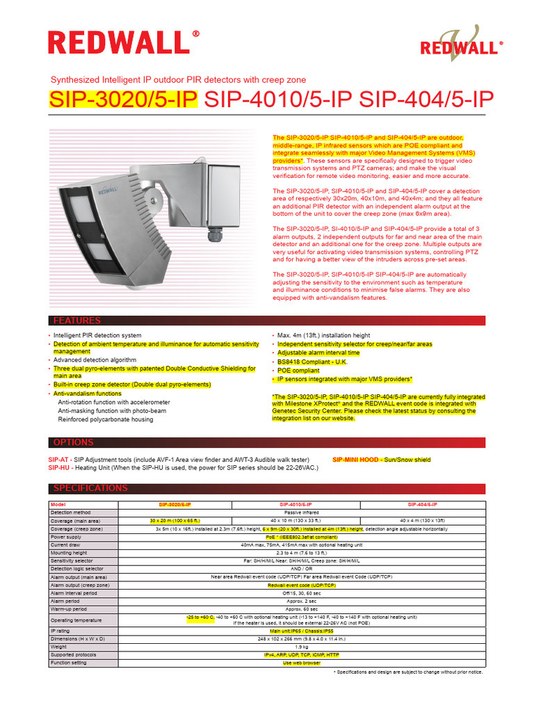 SIP-3020-5-IP - 4010-5-IP - 404-5-IP Datasheet | PDF