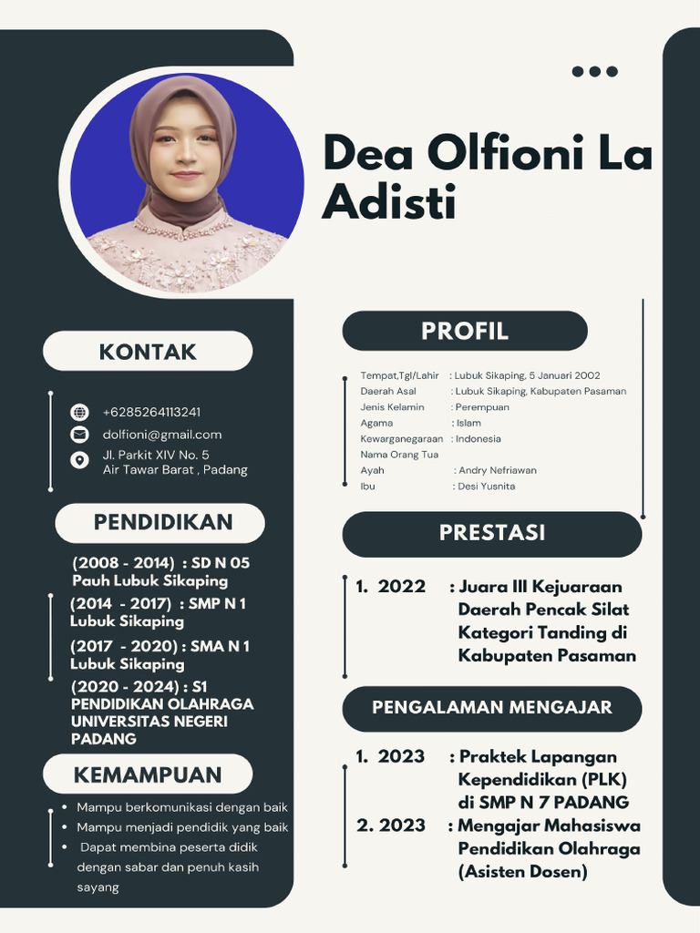 CV Dea Olfioni La Adisti (1) | PDF