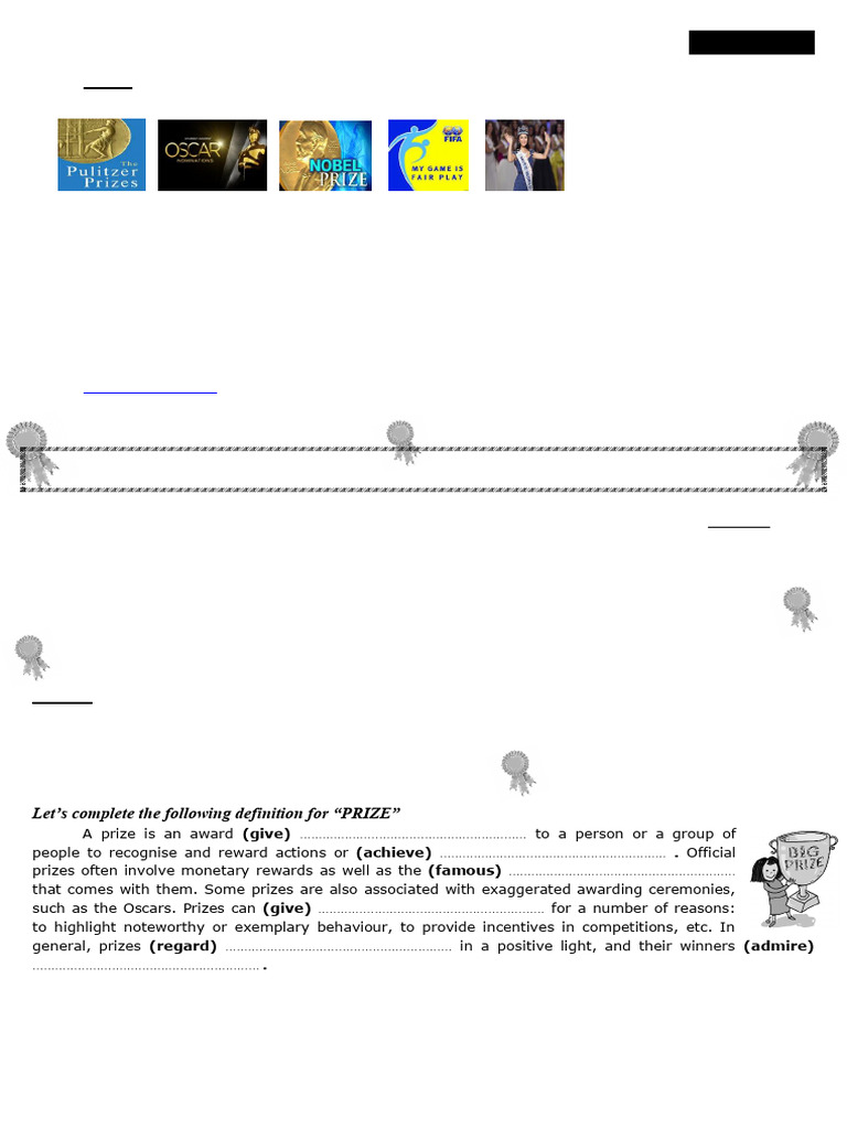 Understanding Prizes and Their Origins | PDF