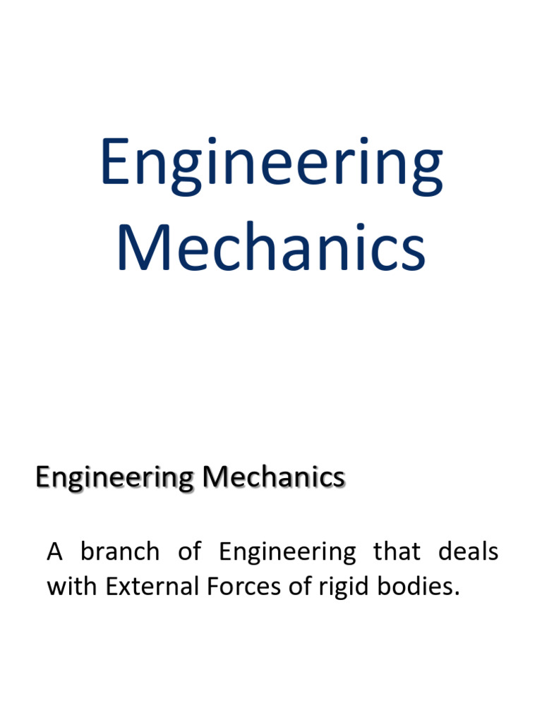 Struc - 01 Engineering Mechanics and Strength of Materials | PDF ...