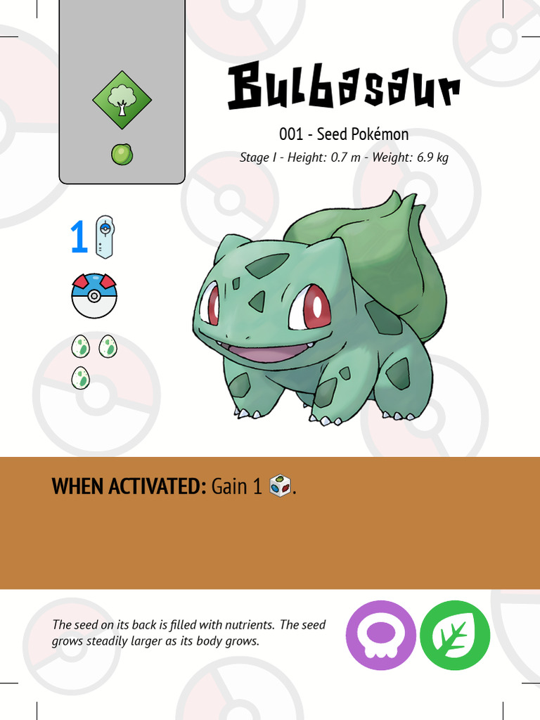 001 Bulbasaur | PDF