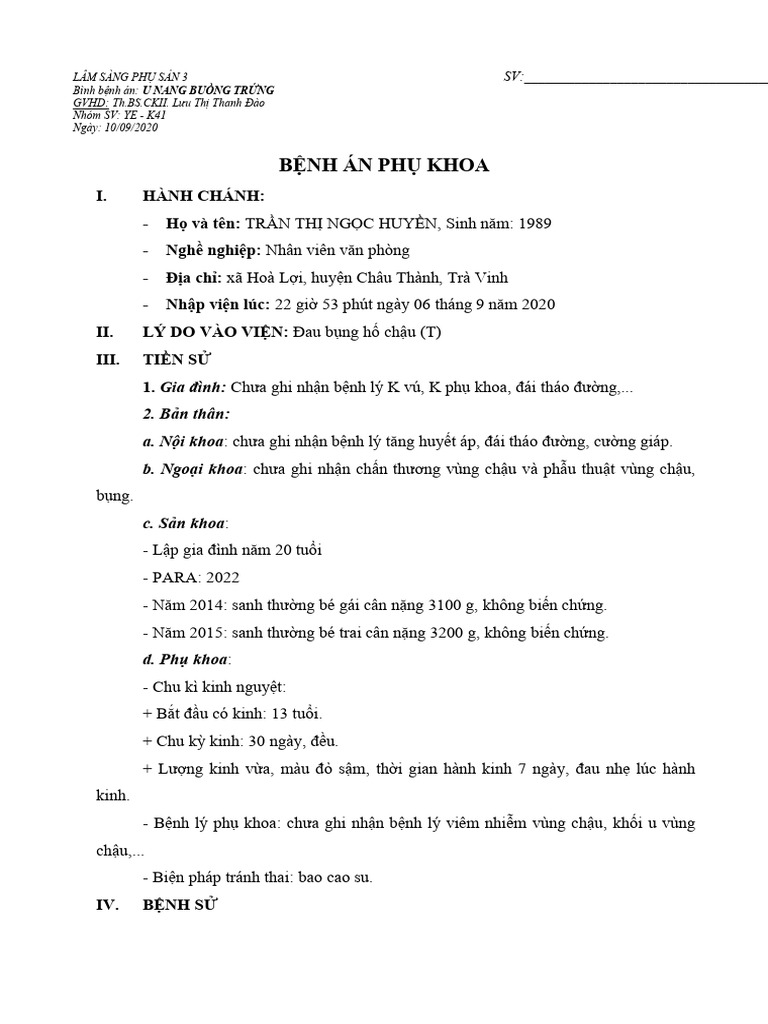 Benh-an-u-nang-buong-trung | PDF