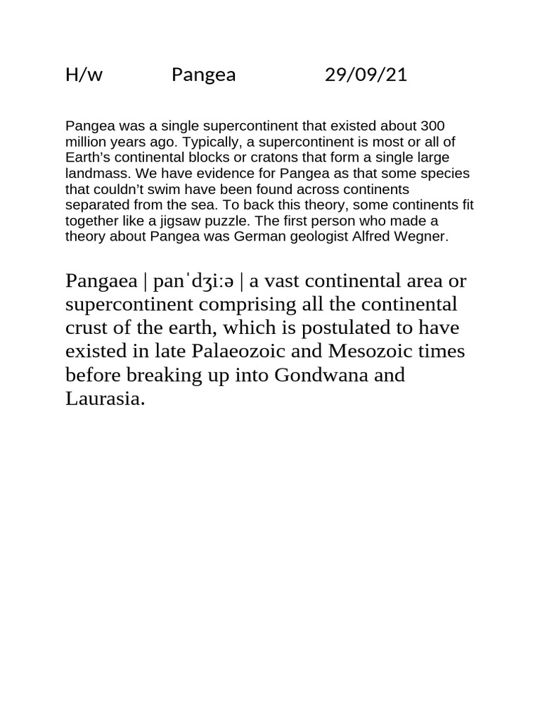 Homework Pangaea 29:09:21 | PDF