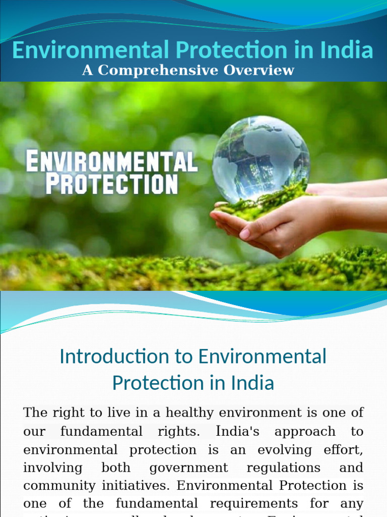 India's Environmental Protection Overview 2025 | PDF | Environmental ...