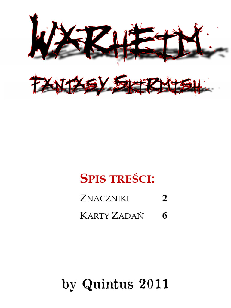 Warheim Fs Dodatek | PDF
