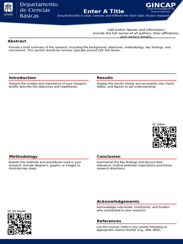 Poster Template | PDF