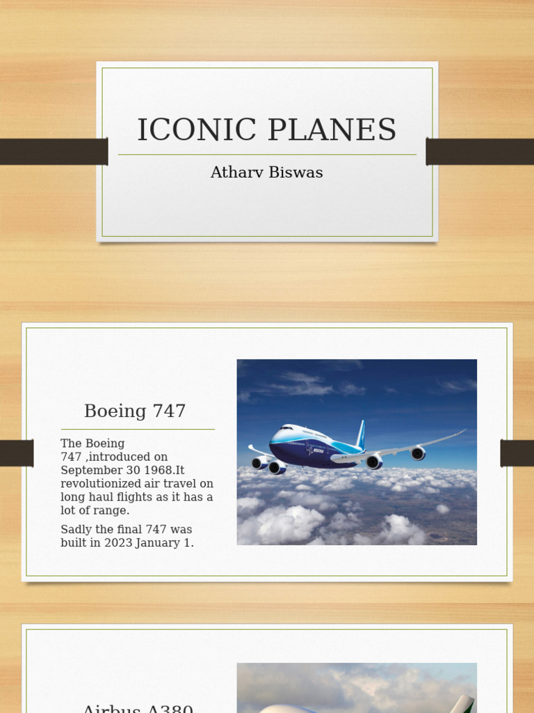 Iconic Planes: Boeing 747 & More | PDF