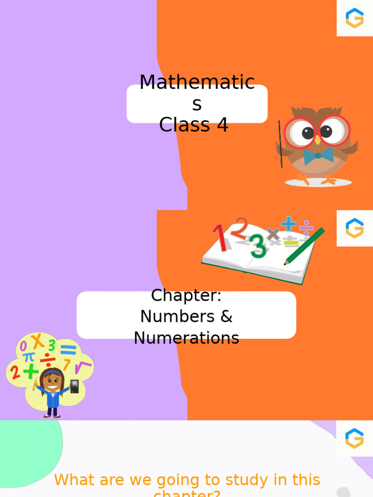 Class 4 Numbers and Numeration Guide | PDF | Mathematical Objects ...