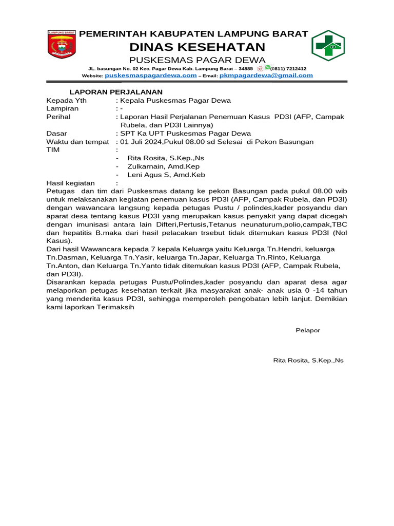 LPD Pd3i Juli 2024 | PDF