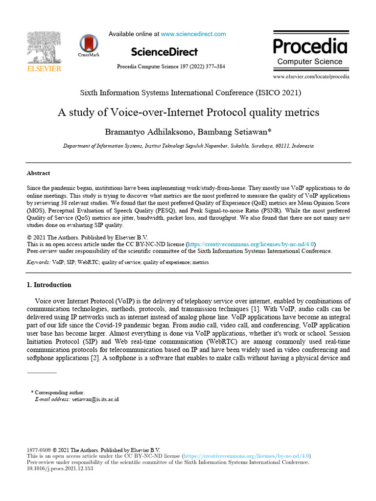 Latency in WebRTC SFUs: A Comparative Study | PDF | Voice Over Ip ...