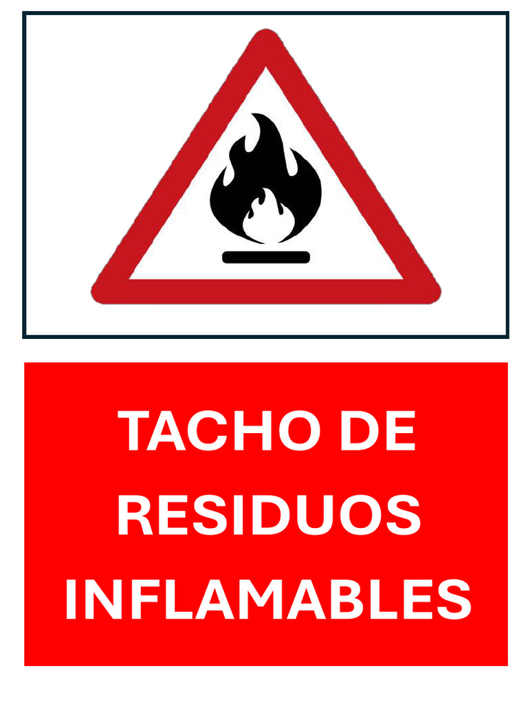 Señaletica Inflamable | PDF
