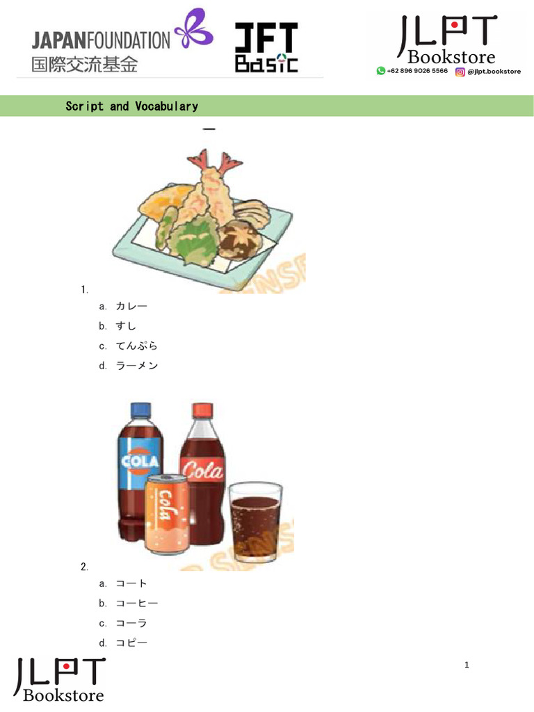 Persiapan JFT Basic Volume 13 | PDF
