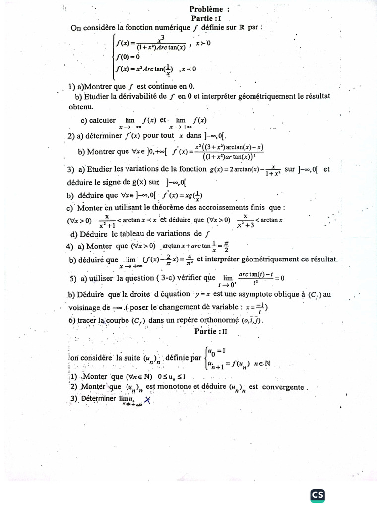 ds maths 2bac sm | PDF