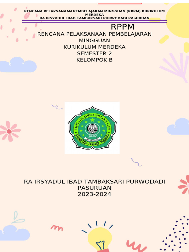 RPPM KUMER KEL.B SEM 2 RAII - Final | PDF