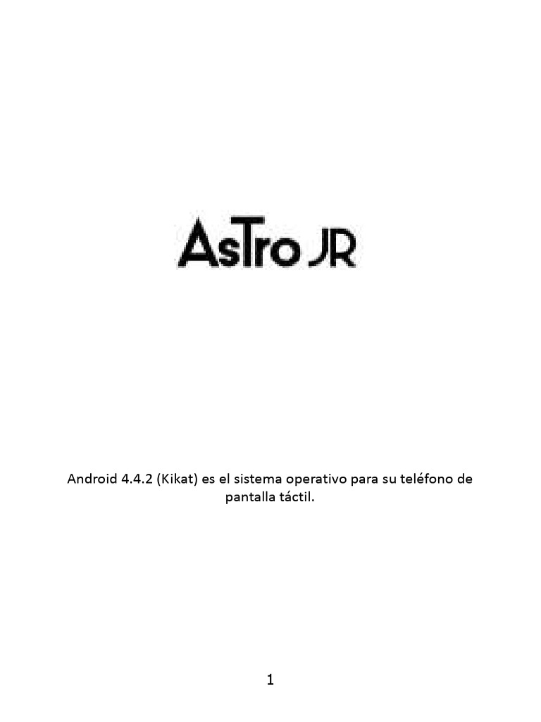 Astro JR Esp | PDF | Google Play | Android (sistema operativo)