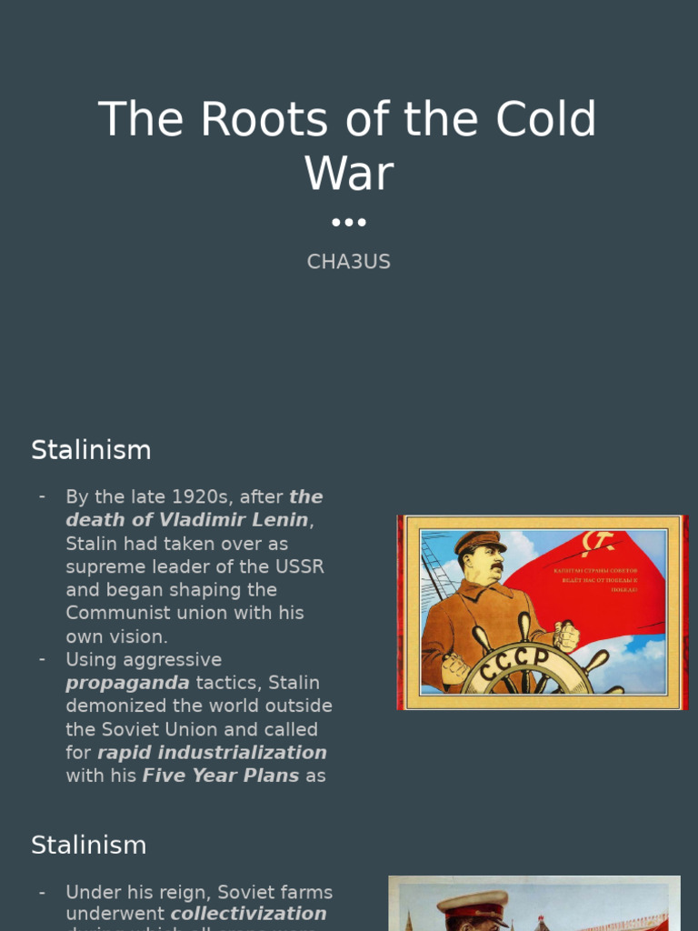 3 - The Roots of The Cold War | PDF | Joseph Stalin | Soviet Union