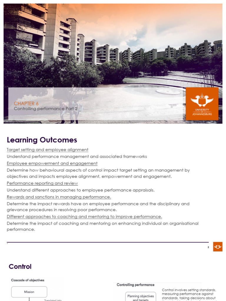 Chapter 6 - Controlling Performance, Pt. 2 | PDF | Performance Appraisal | Motivation