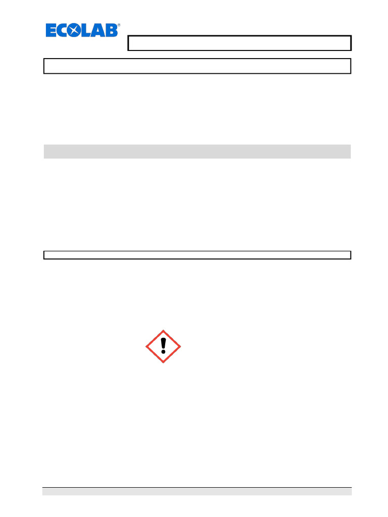 Fispq Detergente Ecolab | PDF | Solubilidad | Agua