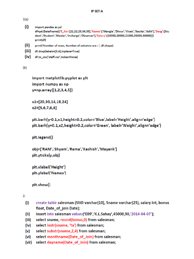 Data Analysis and SQL Queries Guide | PDF