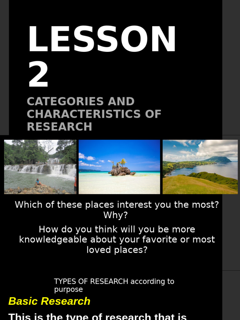LESSON 2&3 - Practical Research | PDF | Experiment | Cognition