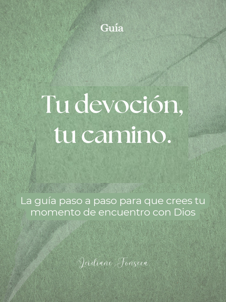 Guía para tu Devocional Diario | PDF | Oración | Dios
