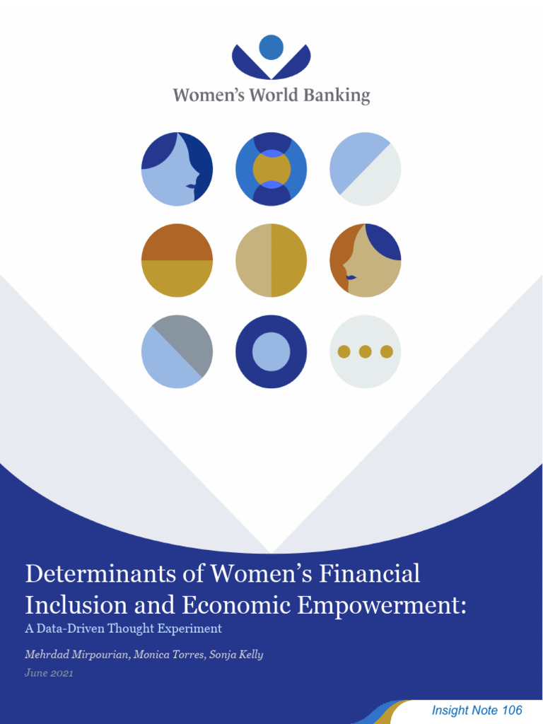 2021 Determinants of Womens Financial Inclusion | PDF | Fixed Effects Model | Coefficient Of ...
