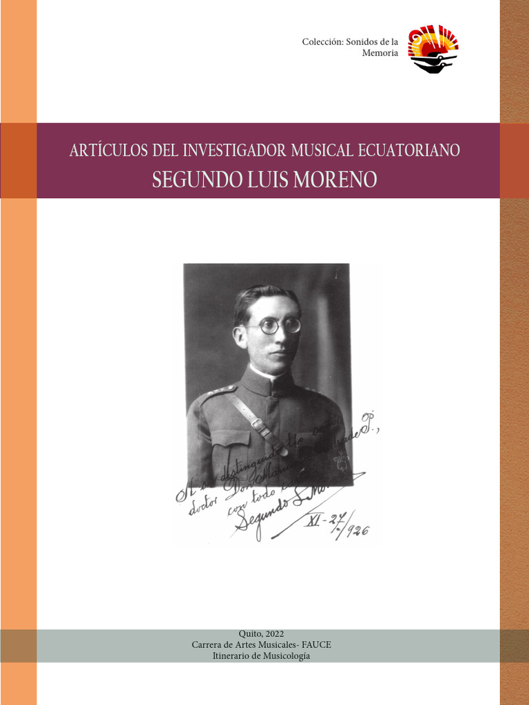 Artículos de Segundo Luis Moreno B | PDF | Ecuador | Musicología
