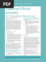 P Science 7 Learner Book Answers | PDF | Tide | Weight