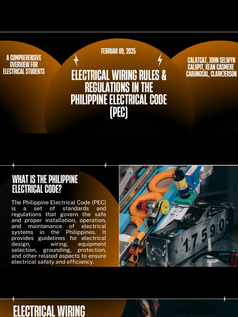 Week-4-PEC | PDF | Electrical Wiring | Electrical Equipment