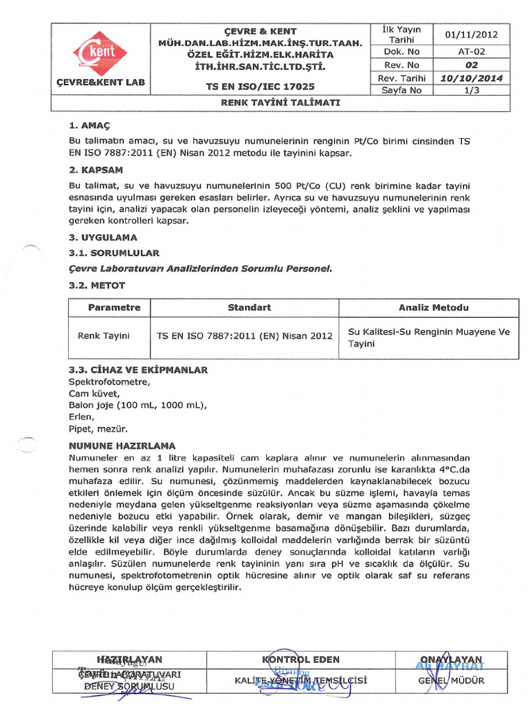 At-02 Renk Tayini | PDF