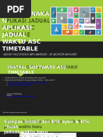 Panduan Penggunaan ASC Timetable | PDF