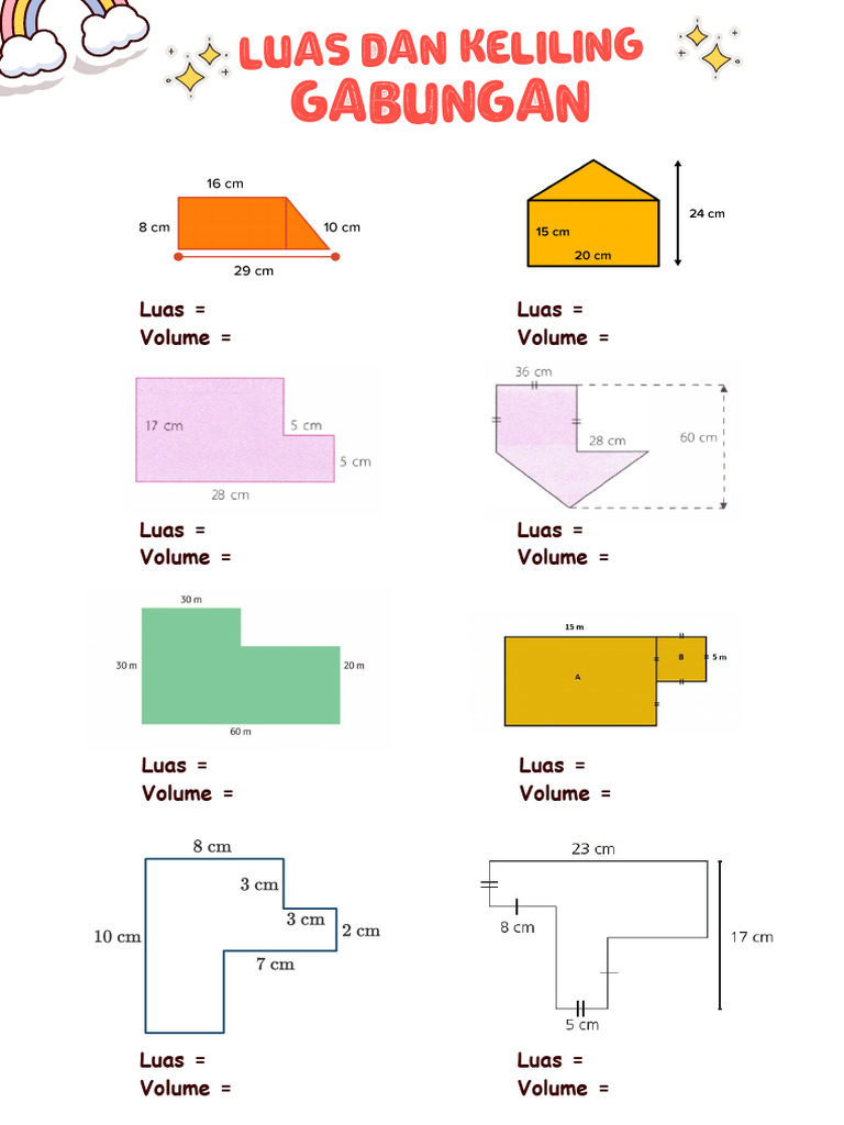 Luas dan Keliling Gabungan | PDF