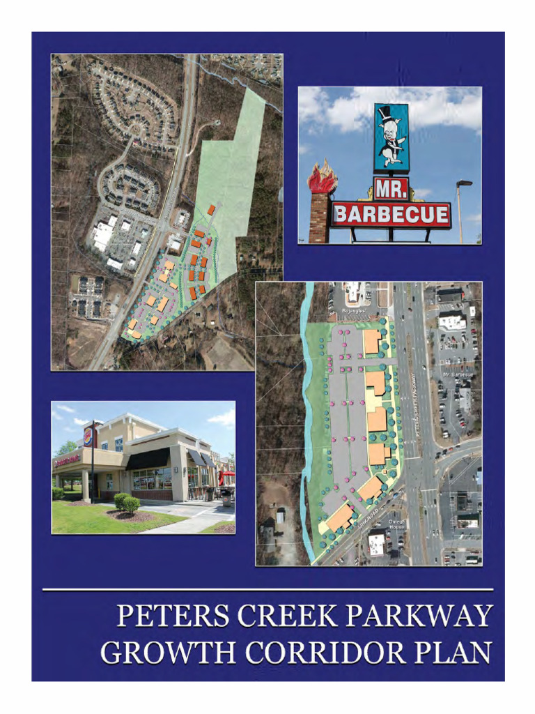 Peters Creek Corridor Plan PDF, WSNC | PDF | Street | Parkway