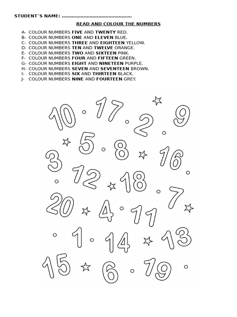 เฉลยการระบายสีหมายเลข | PDF