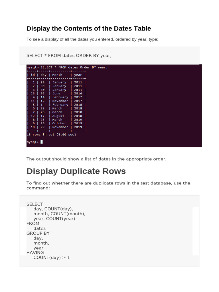 Handling duplicates | PDF | Databases | Data Management