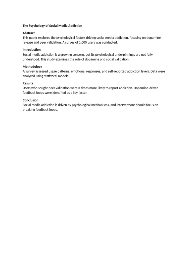 Understanding Social Media Addiction | PDF