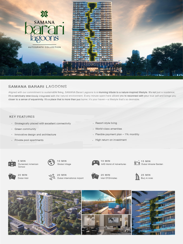 BARARI LAGOONS FACTSHEET | PDF | Dubai | United Arab Emirates